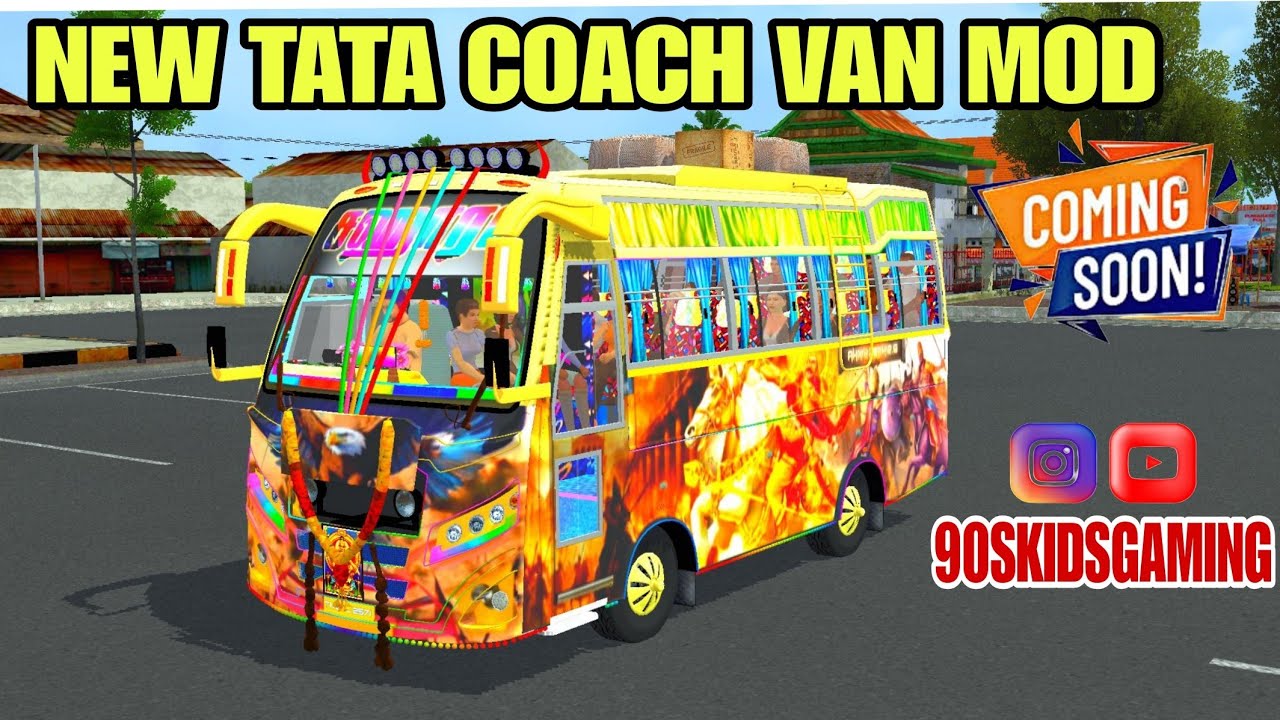 UPCOMING TATA COACH VAN MOD|BUS SIMULATOR INDONESIA 4.4.1 - YouTube