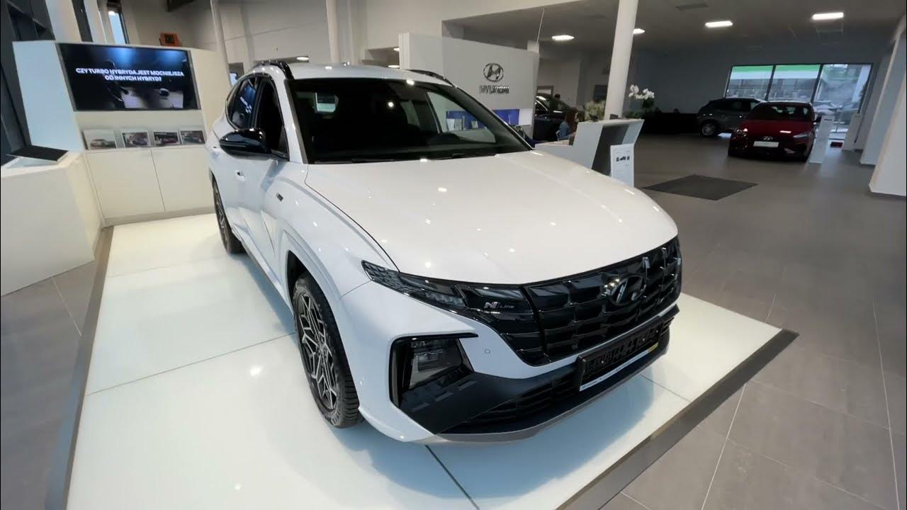 Hyundai Tucson N line 4WD 7DCT Serenity White Pearl W6H - YouTube