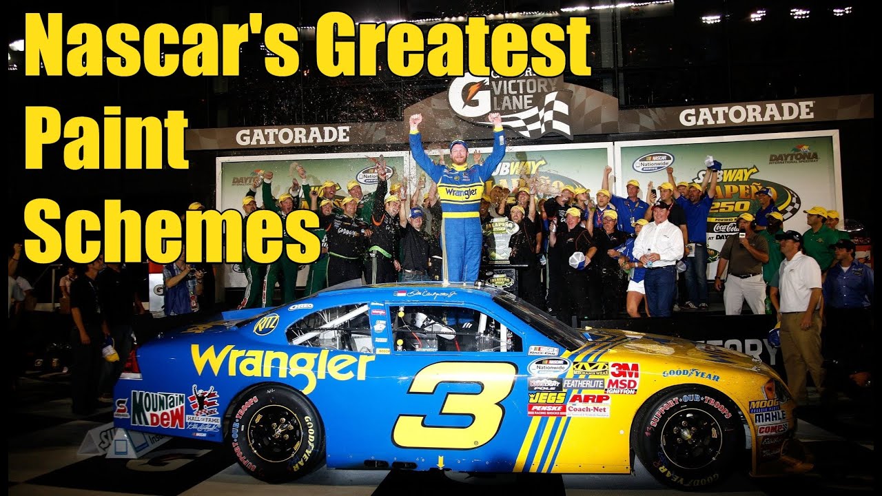 Nascar's Greatest Paint Schemes - YouTube
