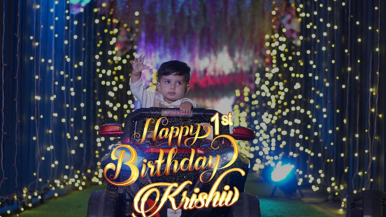 KRISHIV's 1ST BIRTHDAY CINEMATIC HIGHLIGHT || by SILVER FEATHER ...