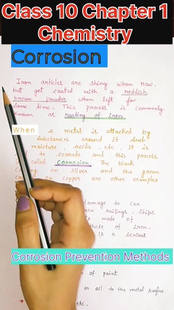 Corrosion| Chemical reactions and equations|Chemistry| class 10| Ncert ...