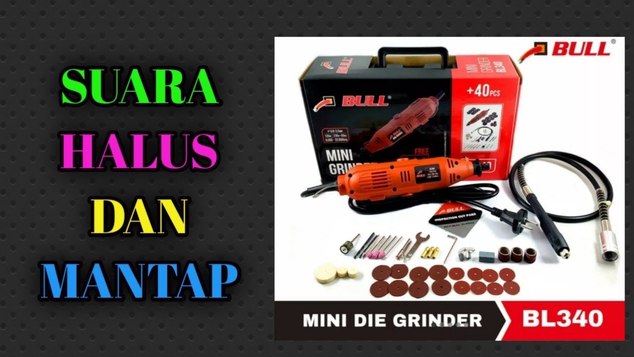 MINI GRINDER BULL BL340 - YouTube