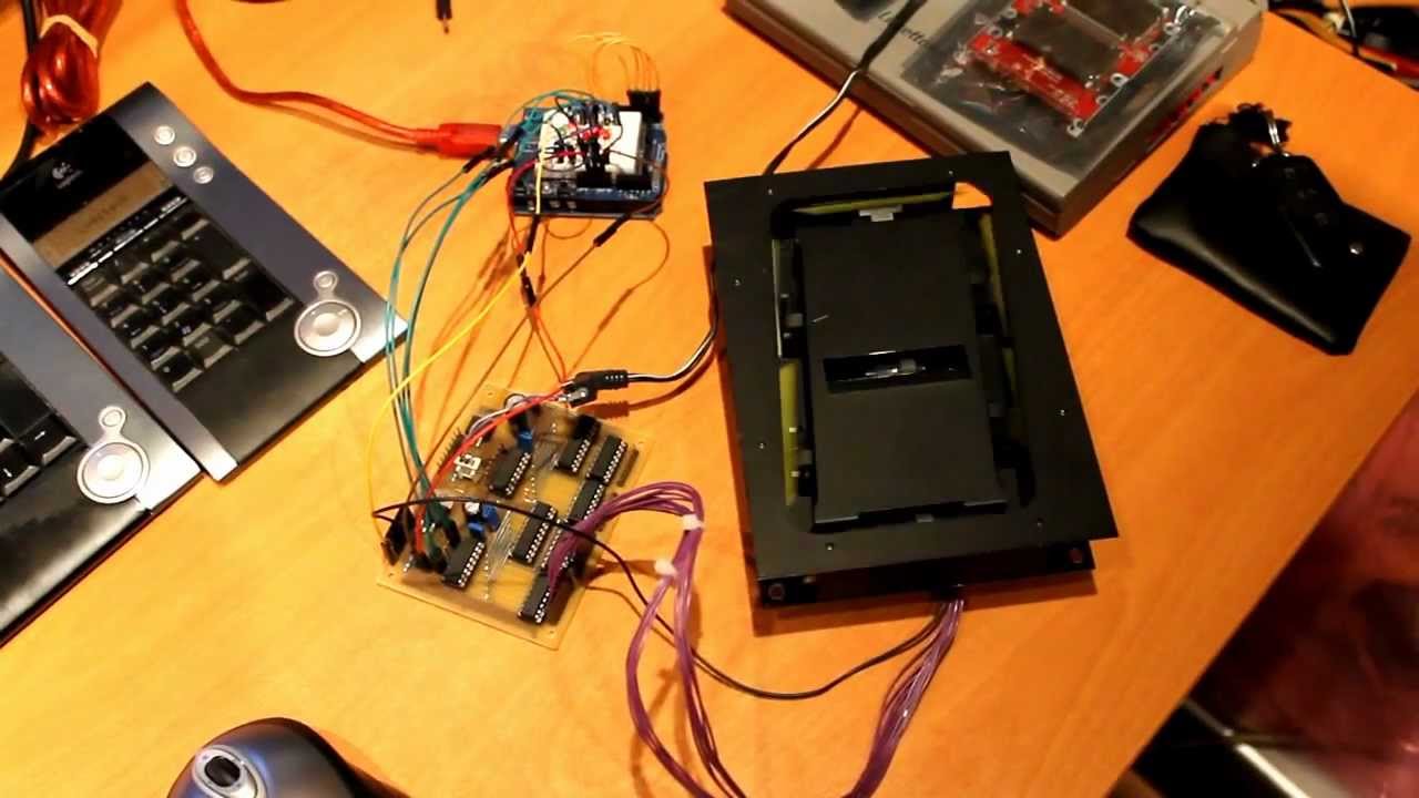 Electro Mechanical Display + Arduino - YouTube
