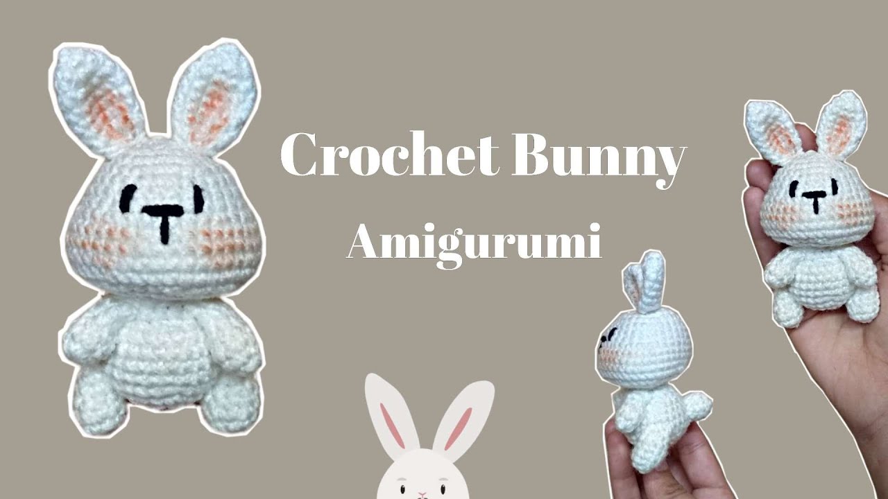Crochet Bunny Amigurumi part 3 | Step-by-step Amigurumi Tutorial ...
