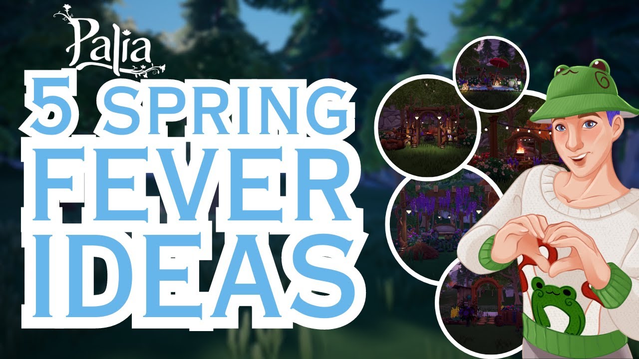 5 build ideas with the new spring fever furniture! | Palia - YouTube
