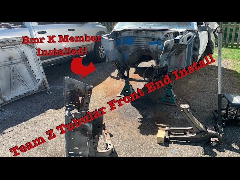 Team Z Tubular Front End & BMR K-member Install on Foxbody Project ...