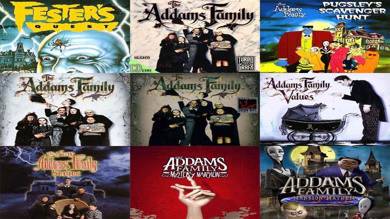 Evolution of The Addams Family games - YouTube