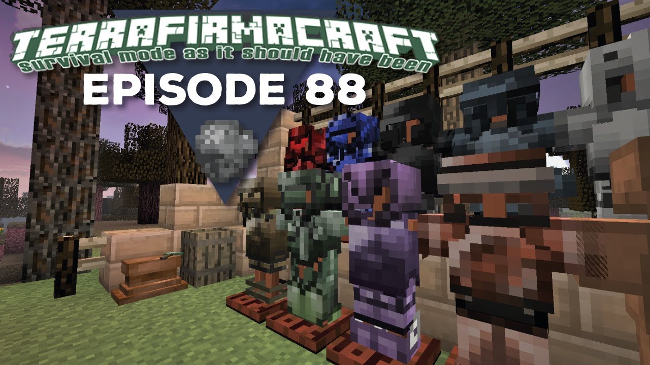 TerrafirmaCraft |S2E88| - Smithing Every Armor Set - YouTube