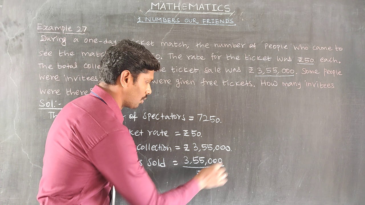 Chapter 1 Example 27 Oxford Class 6 Mathematics - YouTube