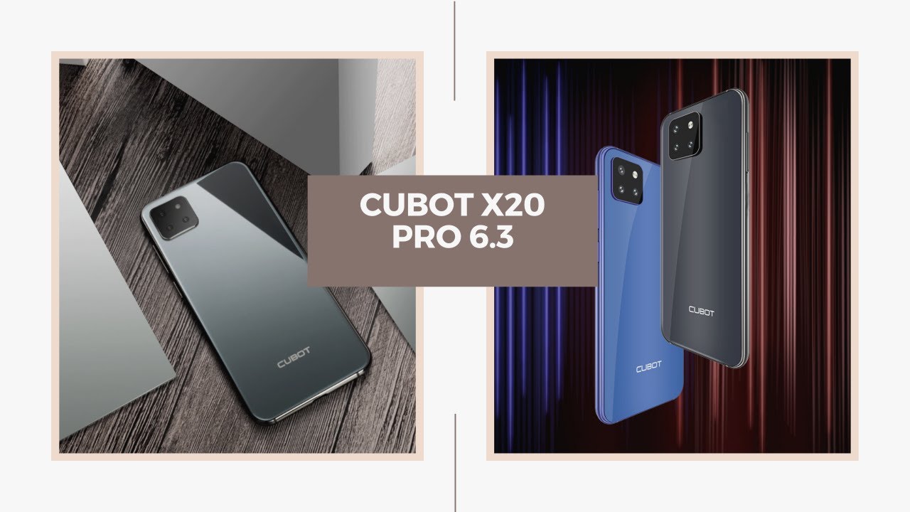 Смартфон Cubot X20 Pro 6.3 "FHD + Waterdrop Screen 6 ГБ + 128 ГБ ...