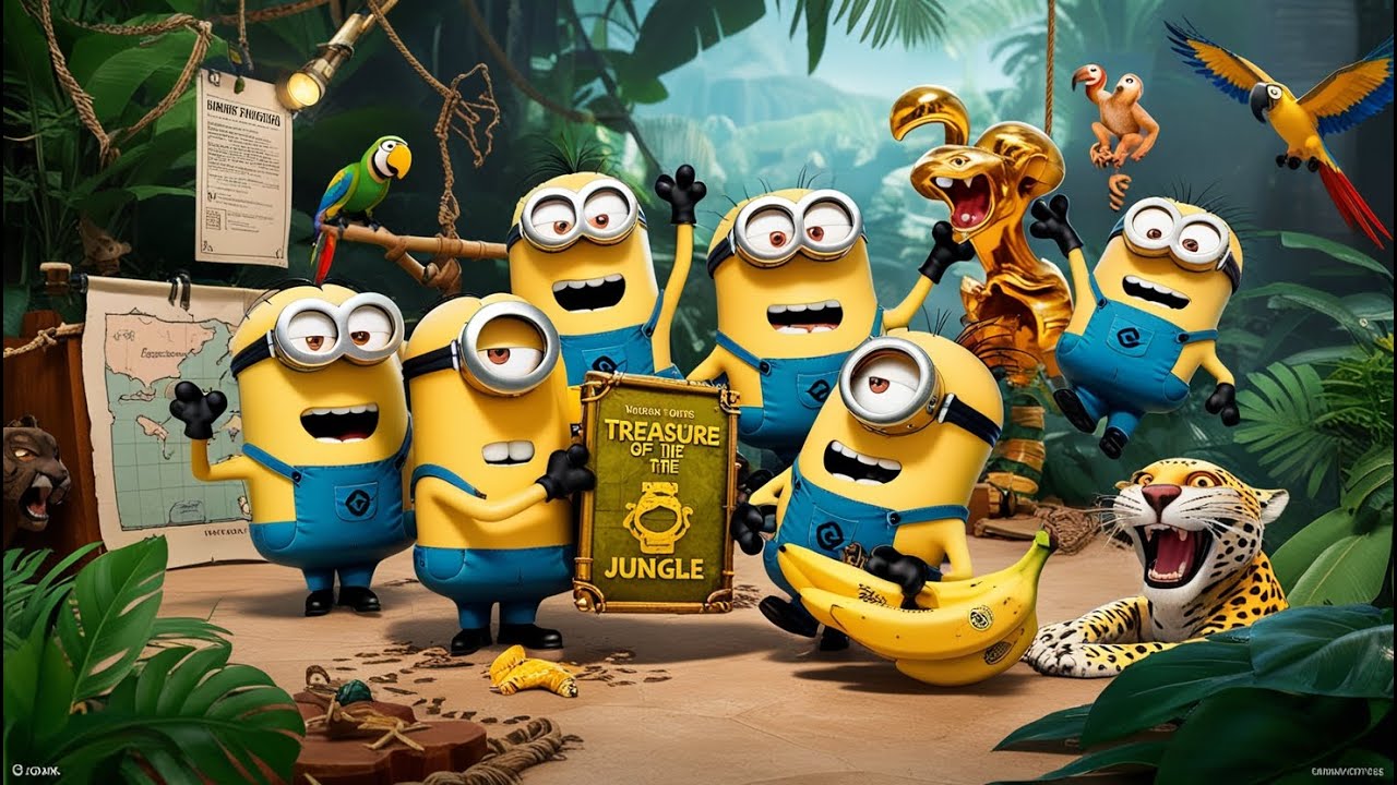 Minions' Jungle Treasure Hunt - YouTube