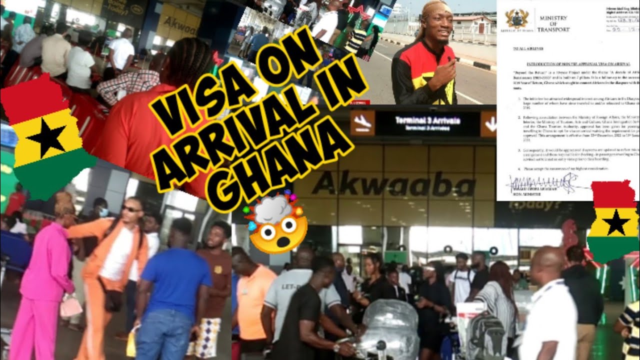 Over 500+ African American Diaspora Storm Ghana International Airport ...