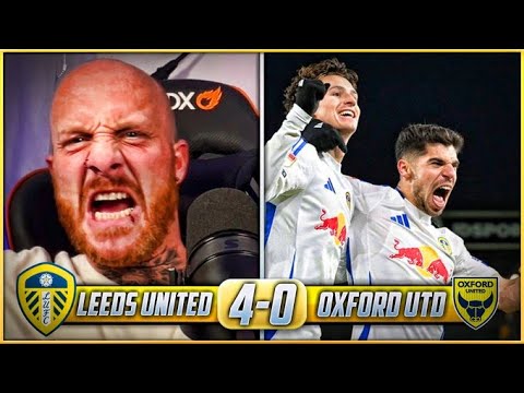 Leeds United v Oxford United Live Instant Match Reaction - YouTube