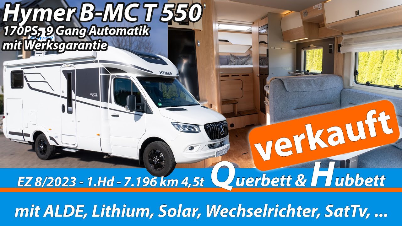 ROOMTOUR Getrennt schlafen für Zwei - Hymer BMC T 550 Whiteline - Luxus ...
