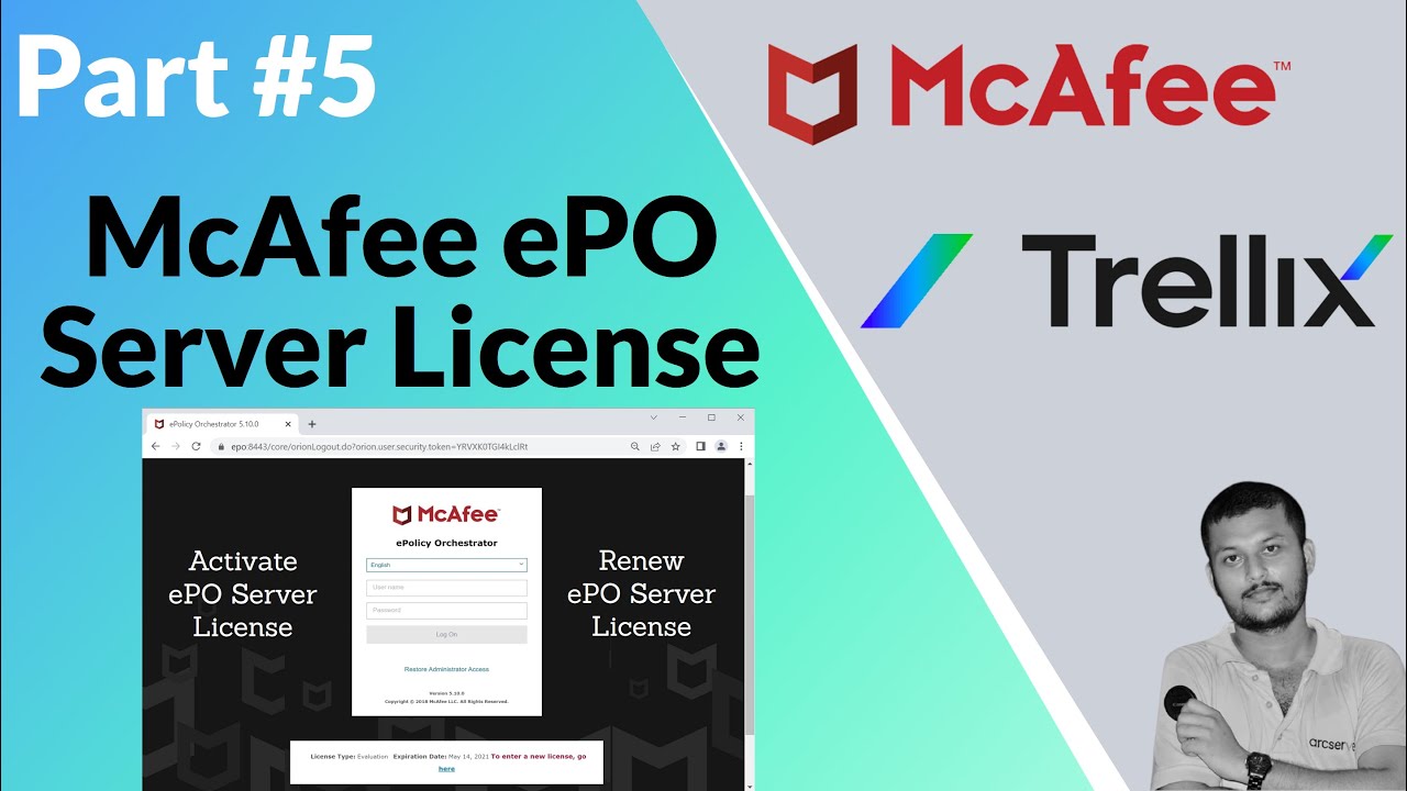 Trellix ePO Server License Activation or Renew - YouTube