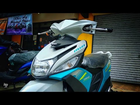 All New Yamaha Mio i125 (Cyan-White) #iMDTV - YouTube