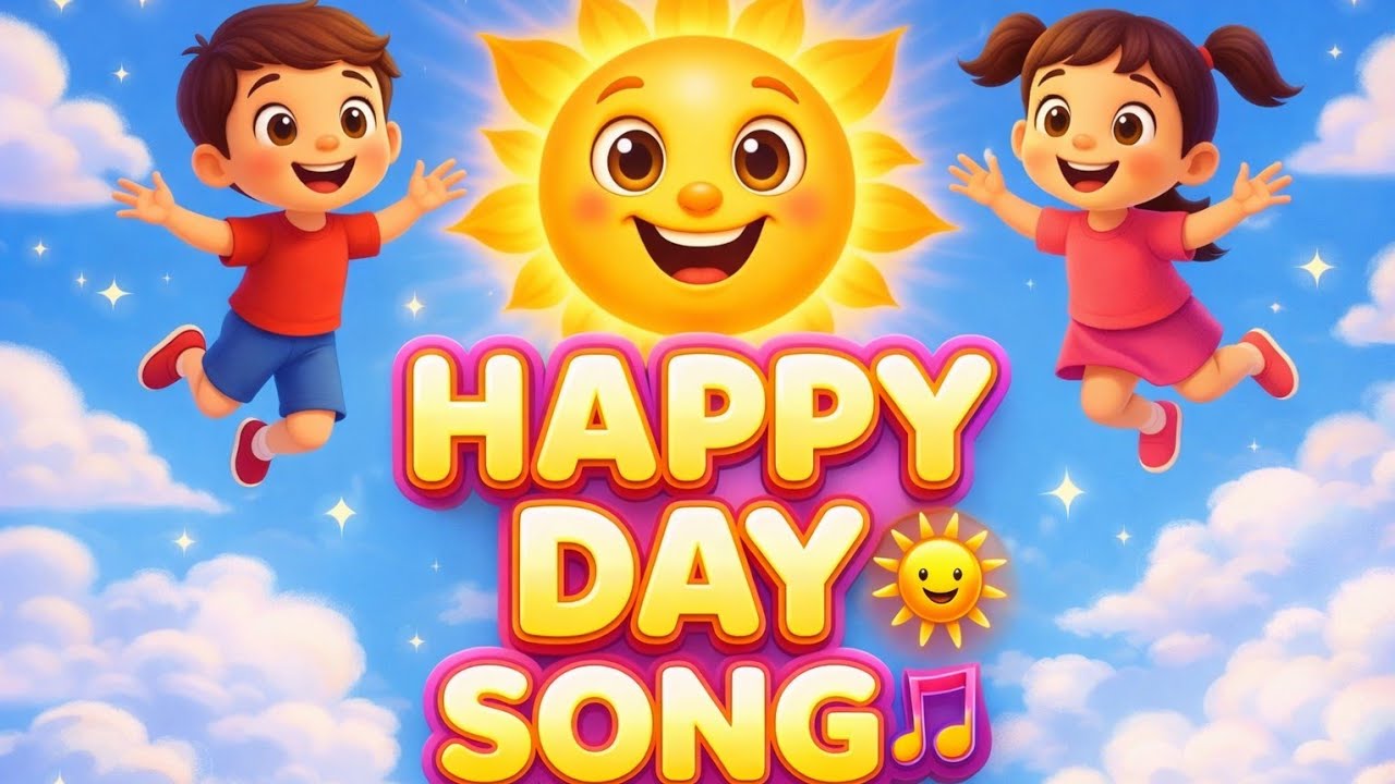 👉 Hello Happy Day! 😊 | Fun Nursery Rhyme for Toddlers & Preschoolers # ...