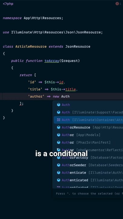 Supercharge Your Laravel APIs with whenLoaded! ⚡ - YouTube