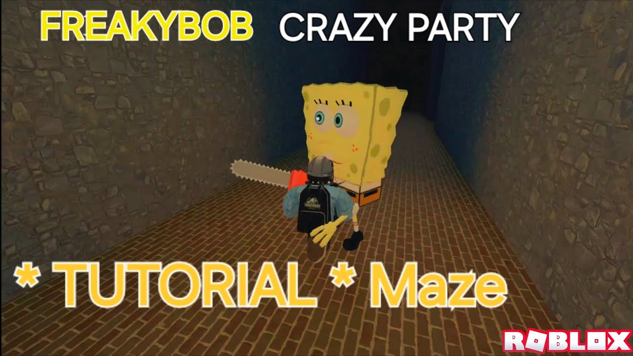 [TUTORIAL] FREAKYBOB'S CRAZY PARTY *How to beat the maze* (Roblox ...