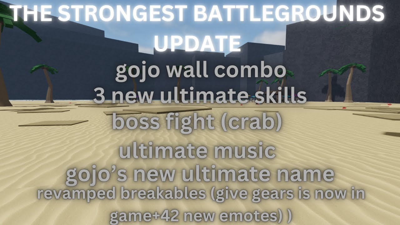 Every Thing In the New Strongest BattleGrounds Update! - YouTube