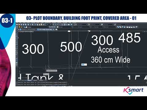 03 Plot Boundary Building Footprint Covered Area 01 - YouTube