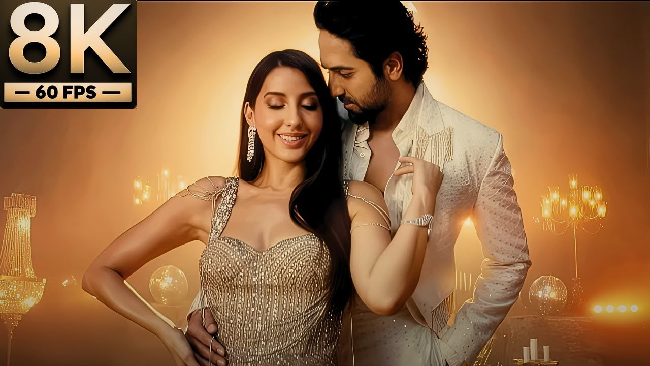 8K Remastered - Jehda Nasha | Nora Fatehi, Ayushmann | Action Hero - YouTube