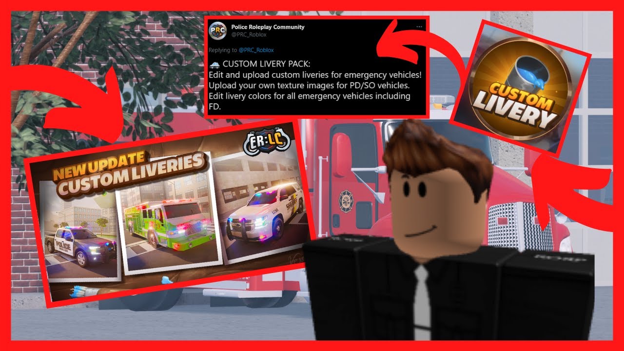 HOW TO USE CUSTOM LIVERIES IN ER:LC! (Emergency Response Liberty County ...