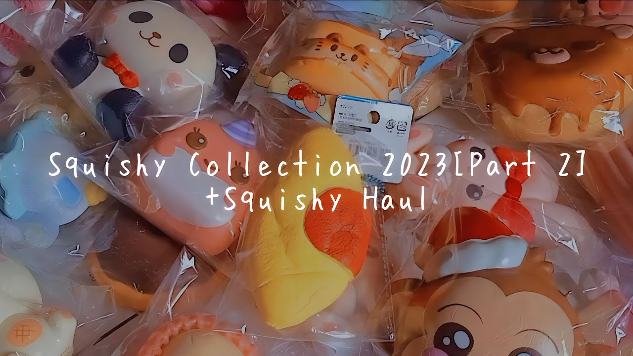 SQUISHY COLLECTION 2023[Part 2] + SQUISHY HAUL! - YouTube