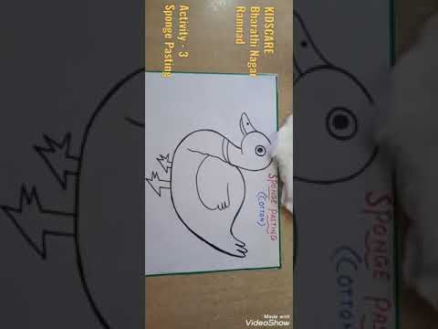 Cotton pasting activity for Prekids - YouTube