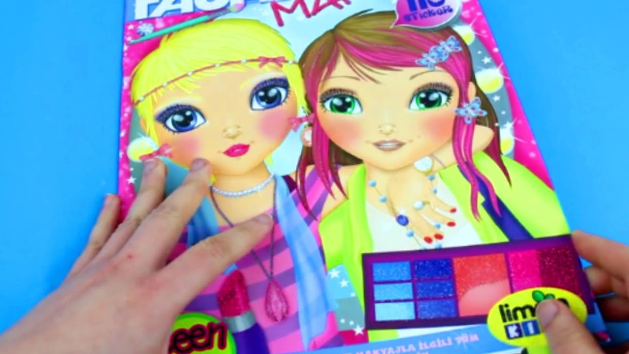 Top Model Paper Dolls Makeup and Accessories - YouTube