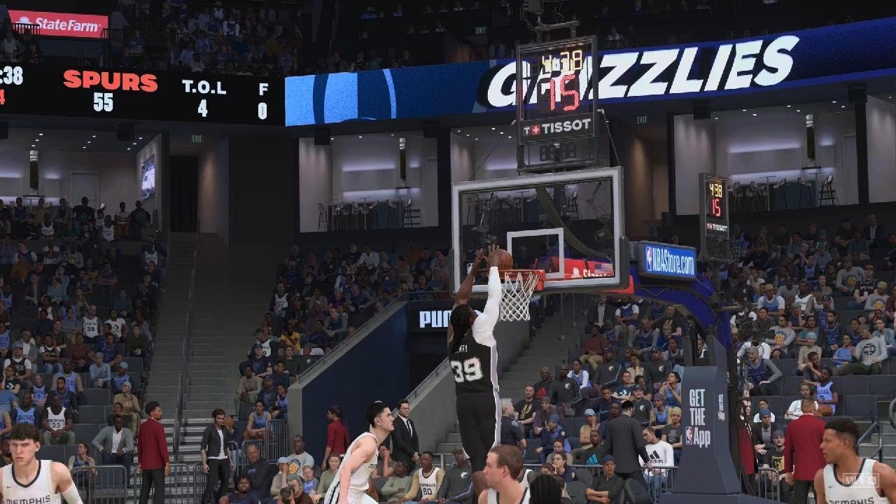NBA 2K25 MP making a Post Move Fadeaway - YouTube