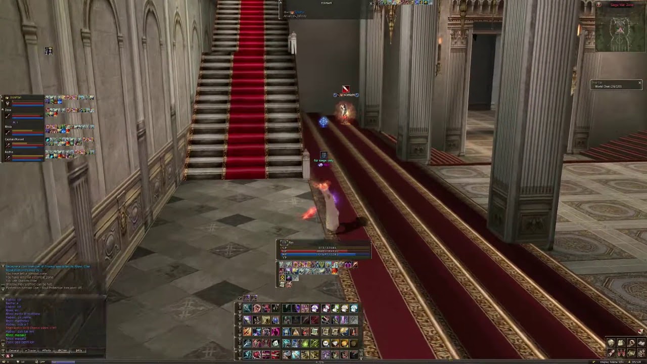 Lineage 2 Infinity castle siege 29919 othell ghost hunter - YouTube