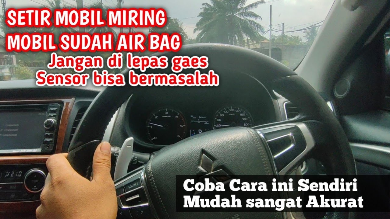 TAK PERLU SPORING, SETIR MOBIL MIRING IKUTI CARA INI MUDAH DAN AKURAT ...