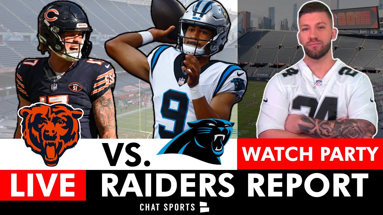 Panthers vs. Bears Live Stream Scoreboard, Raiders Report TNF | NFL ...