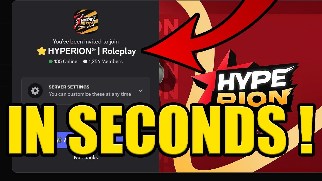 HOW to JOIN HYPERION DISCORD SERVER PC & MOBILE - YouTube