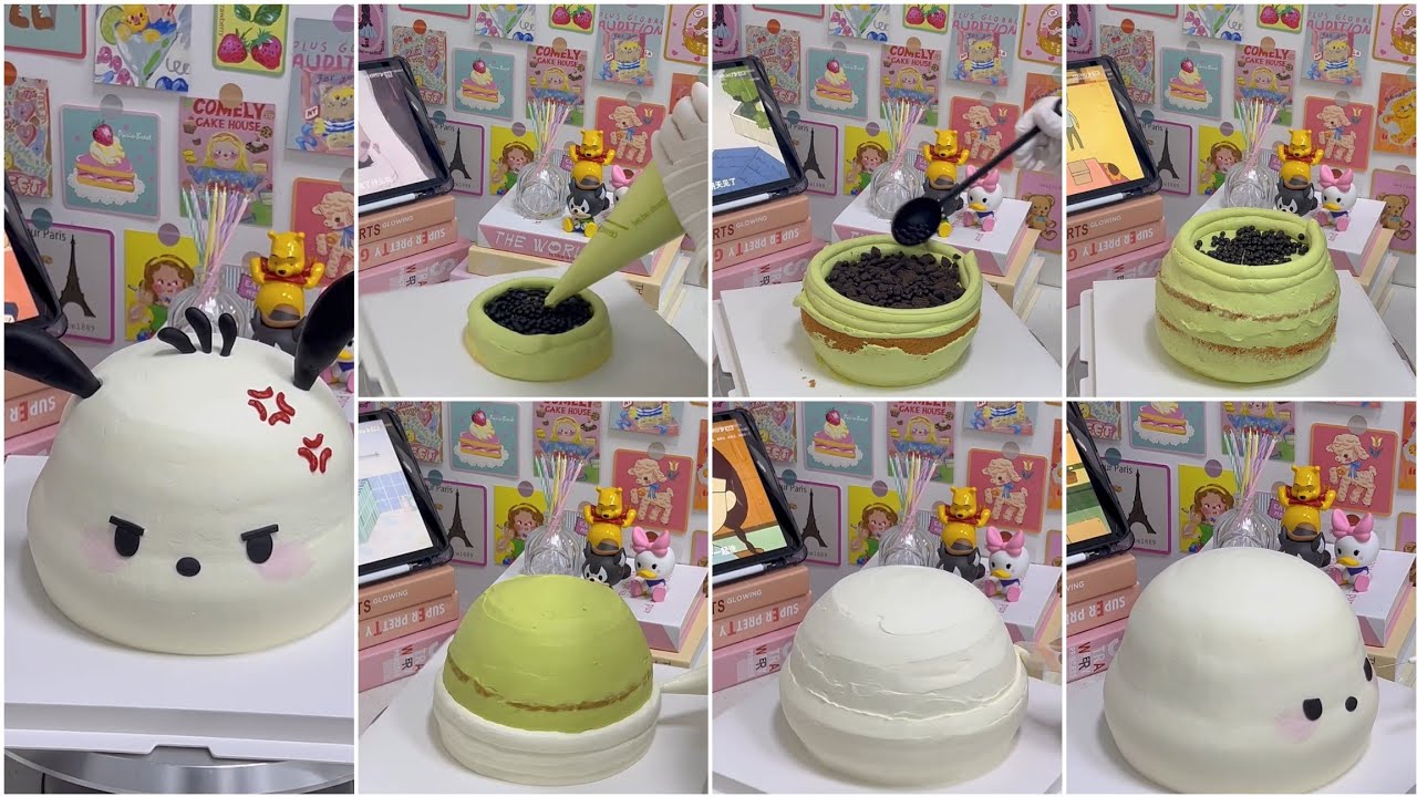 Pacha dog cake birthday cake making episode 3 - YouTube