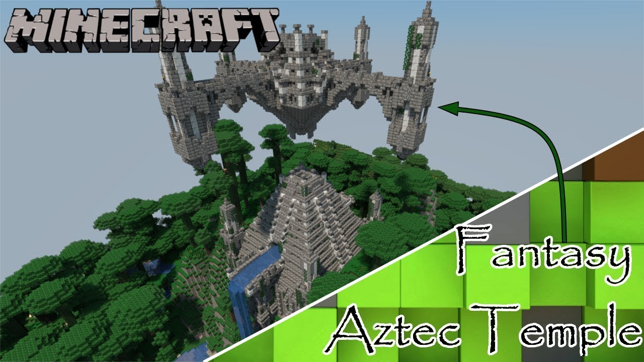 Fantasy Aztec Temple Build - YouTube