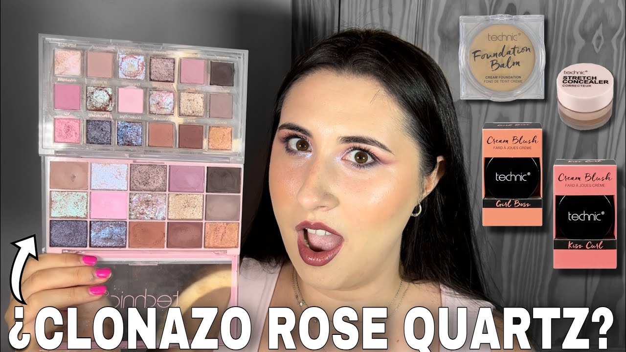 Probamos todas las novedades de Technic 😍|🚨Clon de la Rose Quartz de Huda Beauty ¿son iguales? 🚨 ...