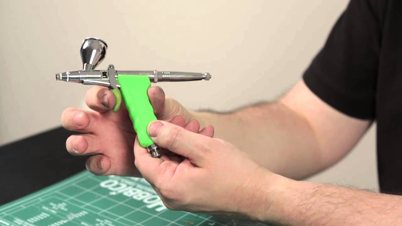 Grex GGS3 Custom Airbrush Grip Instructions - YouTube