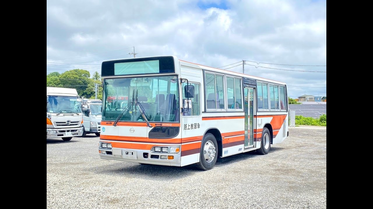 2002 Model, Hino J08C Engine Bus, 35 seats, Manual !! - YouTube