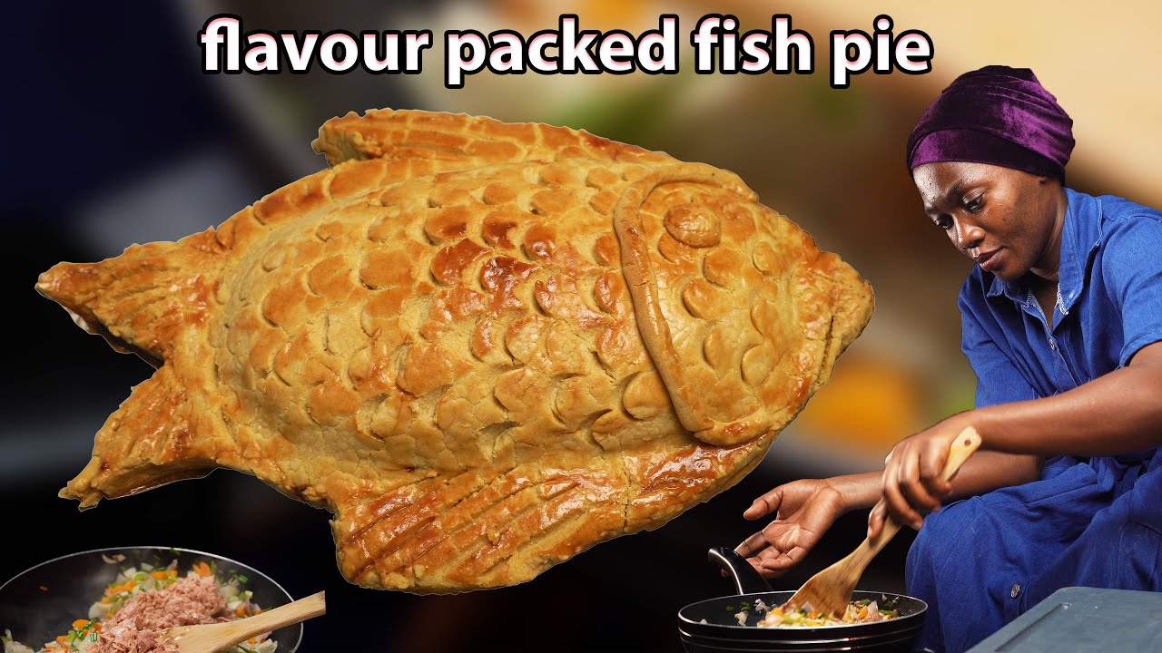 My Sister made me a Fish Pie with Tuna flakes and Vegetables | Meat Pie ...