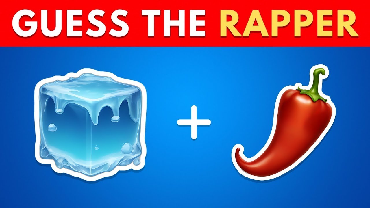 Guess The Rapper by Emoji | Music Challenge | Emoji Quiz - YouTube