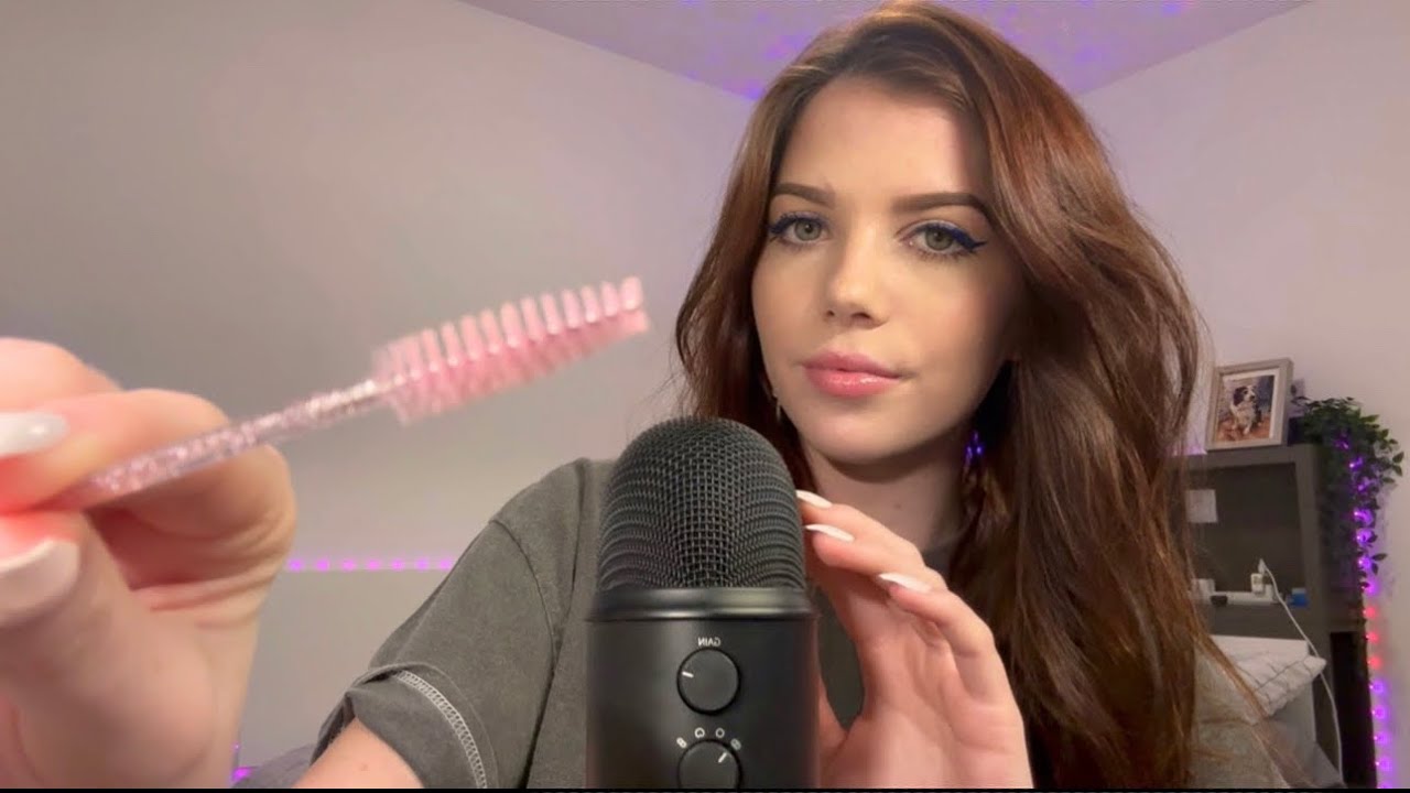 ASMR | Mic Scratching, Personal Attention, Drawing on your face and ...