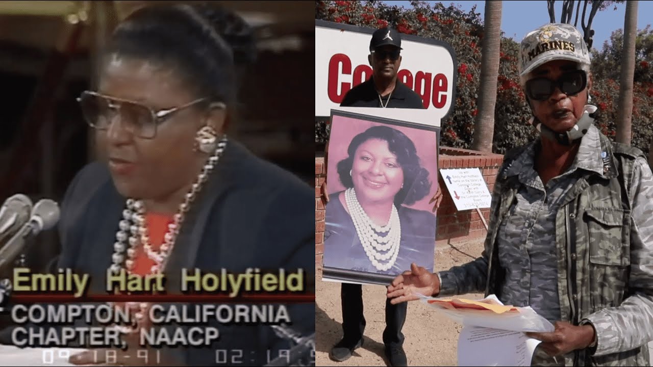 Compton community fights to restore Emily Hart Holifield's name on ...