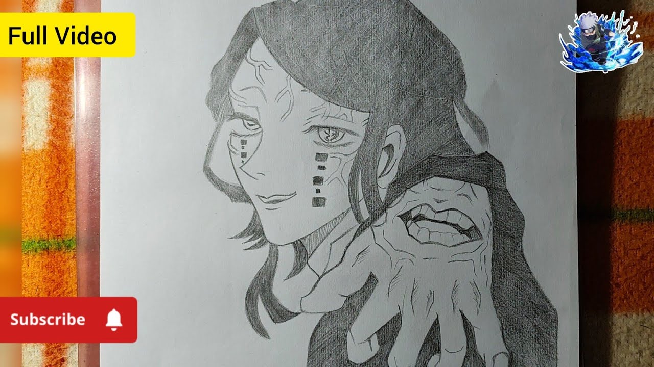 Enmu drawing step by step/How To Draw Anime Girl - YouTube