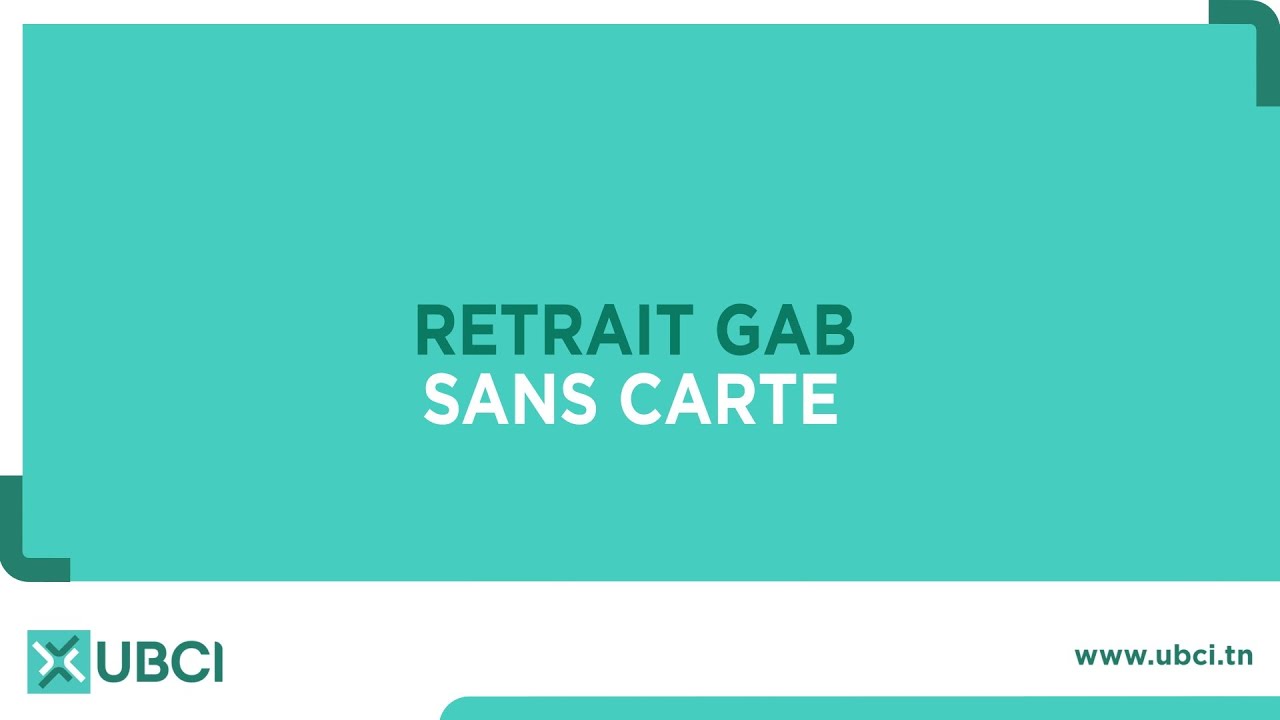 UBCIPAY : Retrait d’argent du GAB sans carte - YouTube