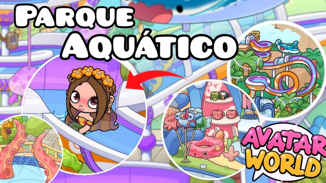 •LIBERADO! Tour pelo PARQUE AQUÁTICO🤩|Pazu Avatar World #avatarworld # ...