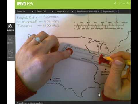 using a compass to triangulate the epicenter - YouTube