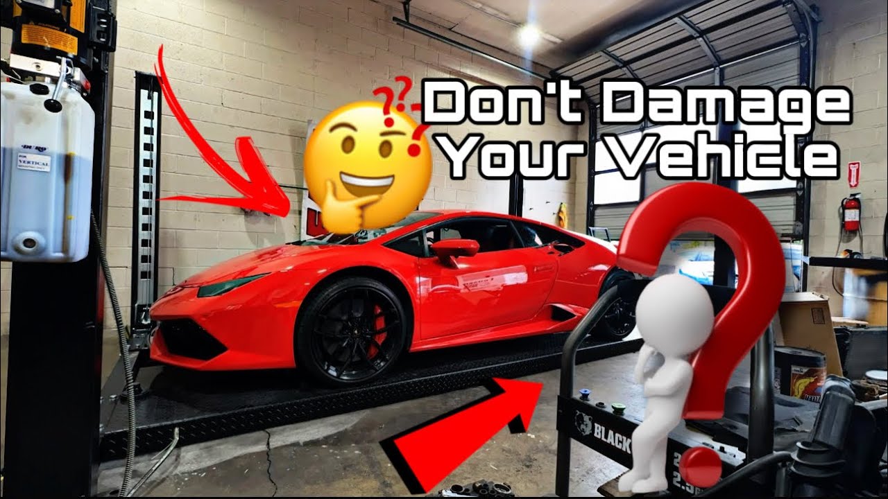 How To Jack Up A Lamborghini Huracan The Correct Way - YouTube