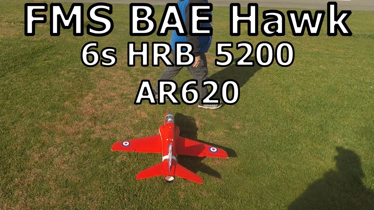FMS BAE Hawk - full flight - V1200 crash - YouTube